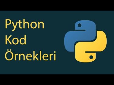 Python Uygulama Örnekleri (60 Adet) - BİLİŞİM TEKNOLOJİLERİ ALANI